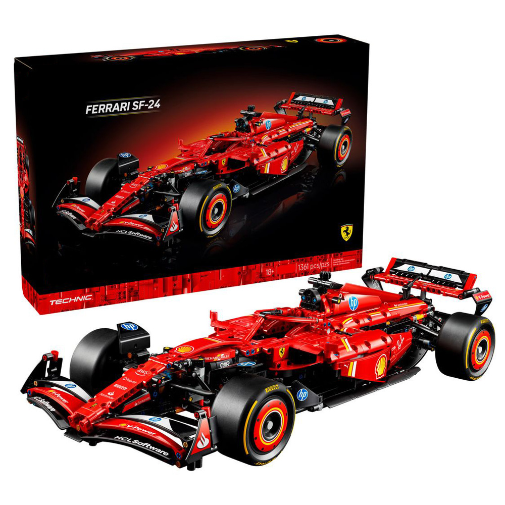 Конструктор Формула 1 Ferrari SF-24 F1 Car 1361 деталей 2507 купить на ...
