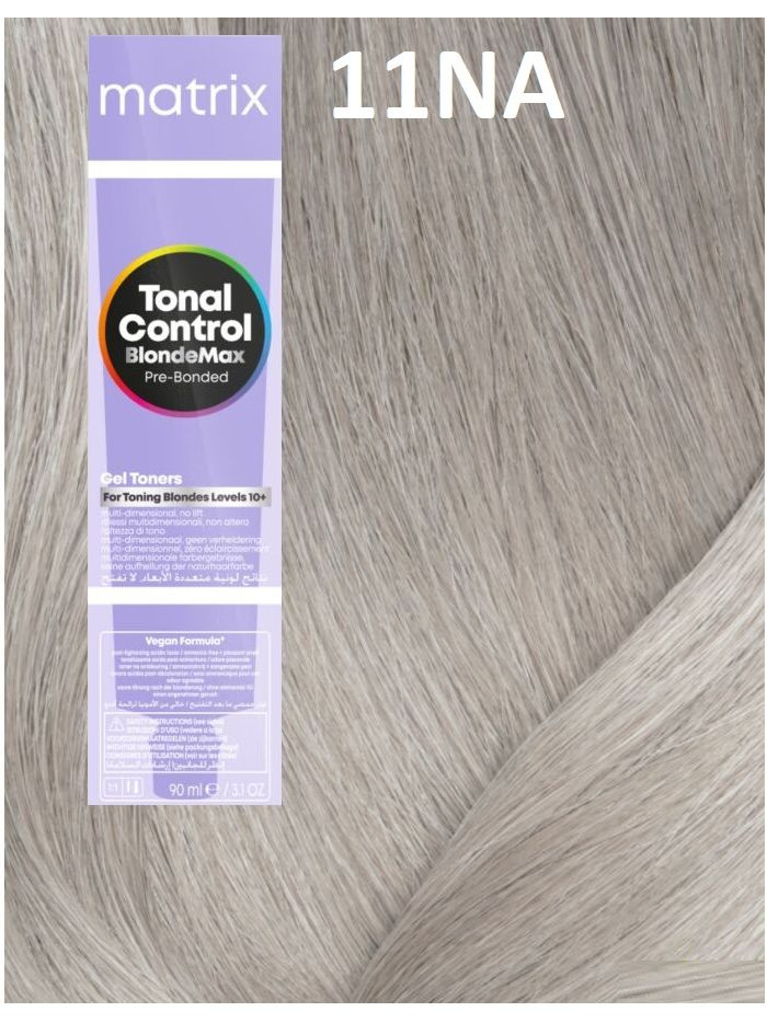 Тонер кислотный MATRIX TONAL CONTROL BLONDE MAX PRE-BONDED 11NA, 90 мл ...