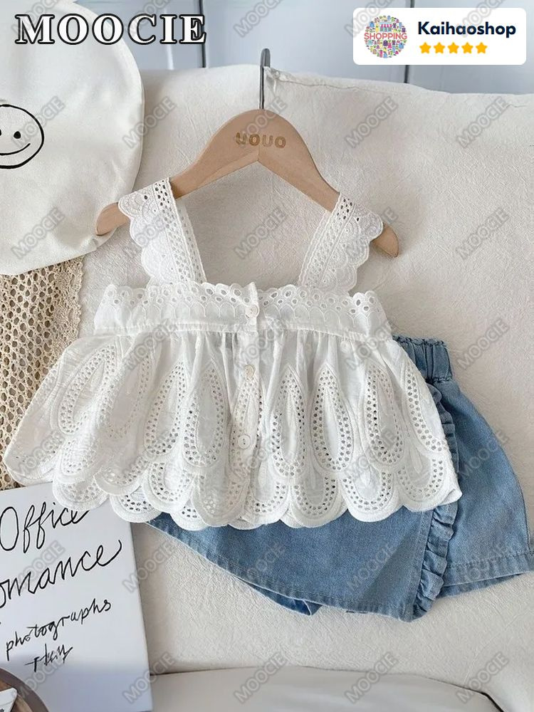 Комплект одежды Девочки, Мальчики MOOCIE Спортивный белый, размер 120 Политекс Орнамент Китай ...