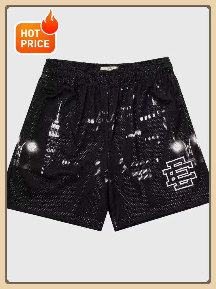 Шорты Мужской Eric Emanuel Повседневный черный каменный, размер 46 Полиэстер, рост 160-190 ...