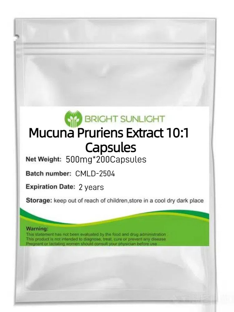 Капсулы с экстрактом мукуны Mucuna pruriens 10:1 (L-dopa) , 500 мг*200 ...