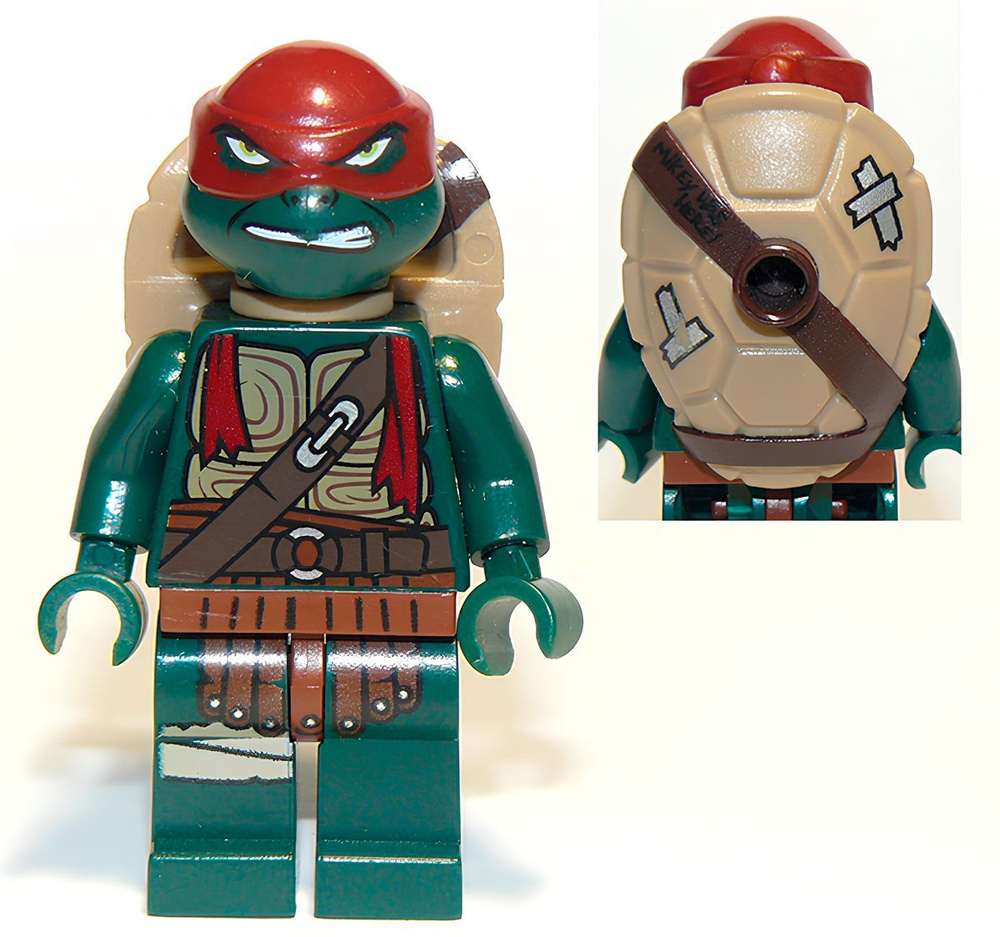 Минифигурка Lego Teenage Mutant Ninja Turtles Raphael, Gritted Teeth ...