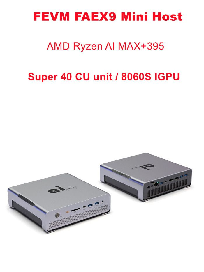 Мини-ПК AMD Ryzen Ai Max+ 395 мини-ПК (AMD Ryzen Al Max+ 395, RAM 128 ...