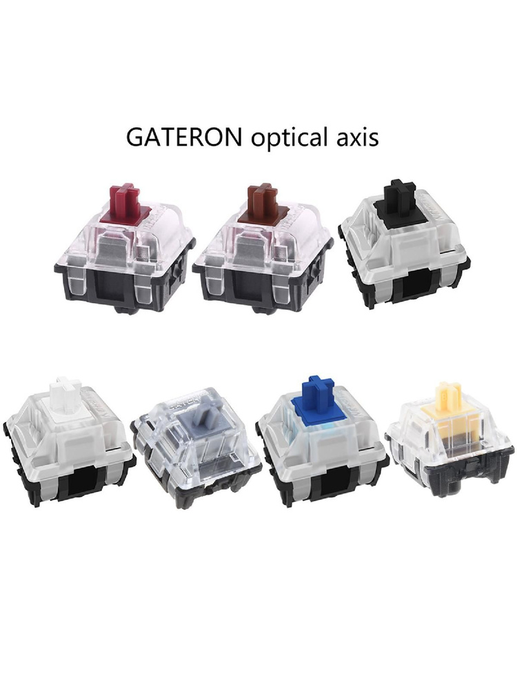 (10 шт.) оптическая ось gateron для замены механической клавиатуры axis ...