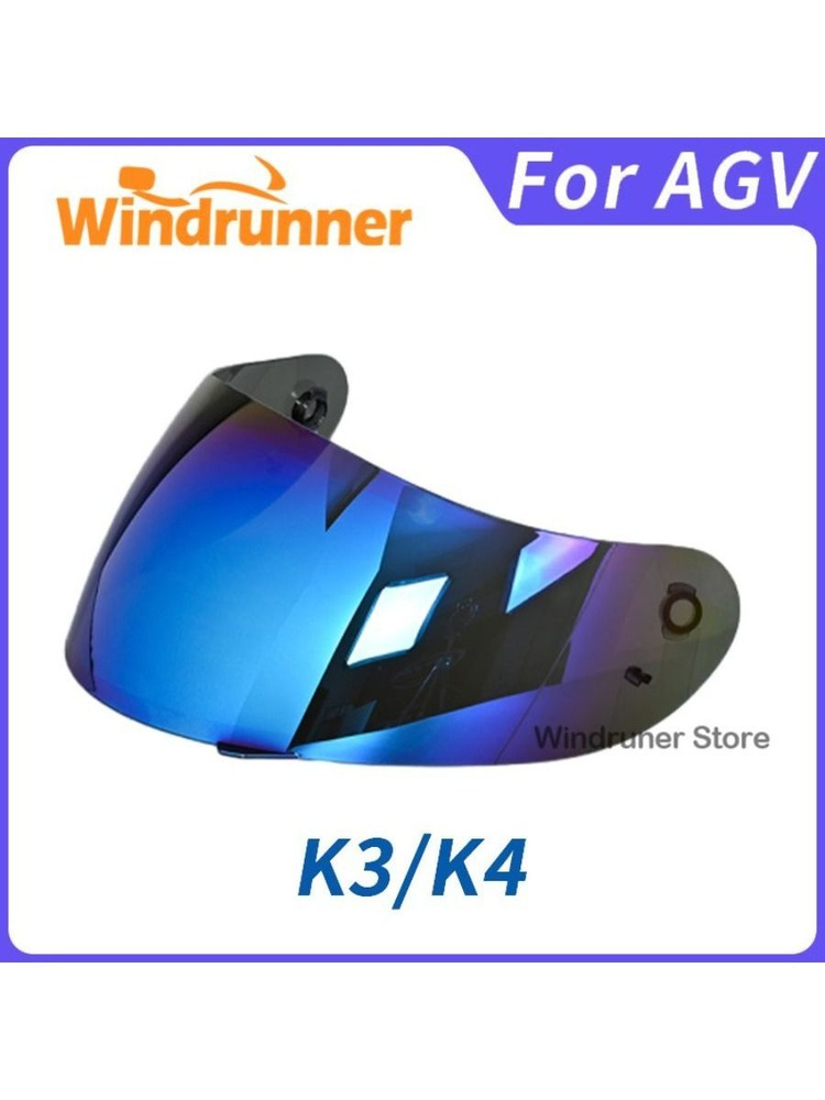 AGV Запчасти для мотошлема, цвет: синий, размер: Универсальный купить ...