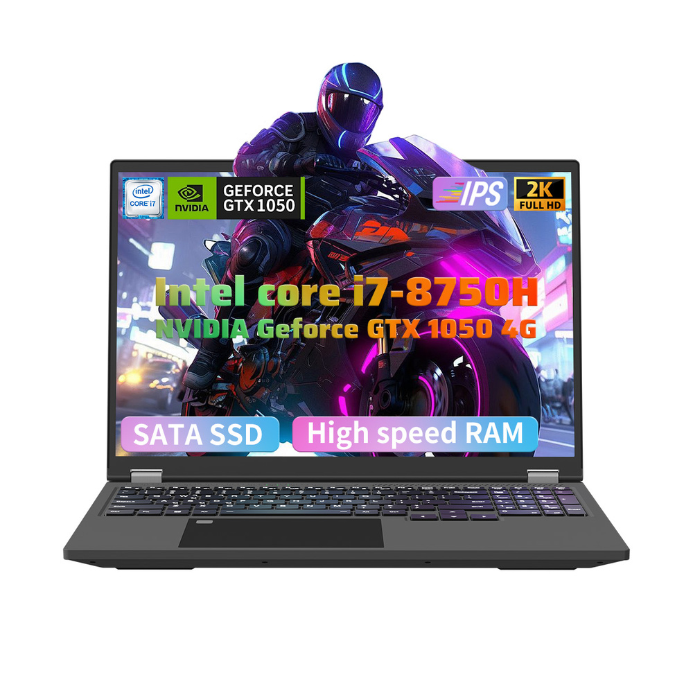 Игровой ноутбук Neobihier, 16.1, ноутбук игровой, Intel Core i7-8750H, 16 ГБ, NVIDIA GeForce GTX ...