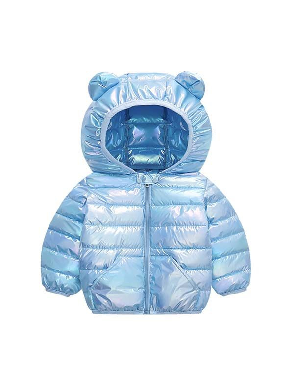 Толстовка Девочки, Мальчики MOOCIE бледно-синий Полиэстер, размер 120 Длинный Животные Китай ...