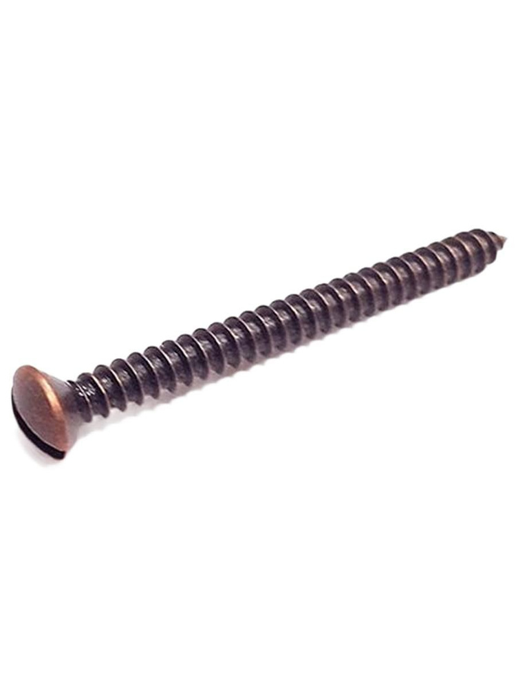 Саморез Lindas, медь (для изолятора, выключателя) под прямую отвертку, упаковка 50 штук купить ...