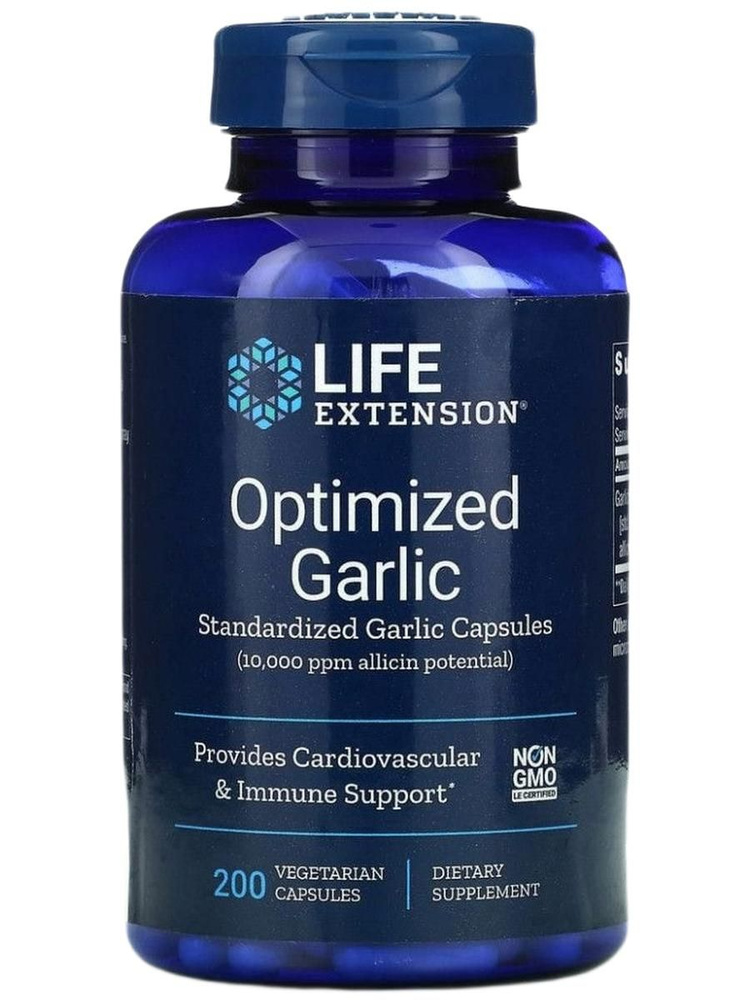 Life Extension Optimized Garlic оптимизированный экстракт чеснока 200 ...