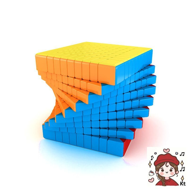 GEALFIS магнитный кубик Рубика 9x9 спидкуб для начинающих и соревнований быстрая головоломка ...