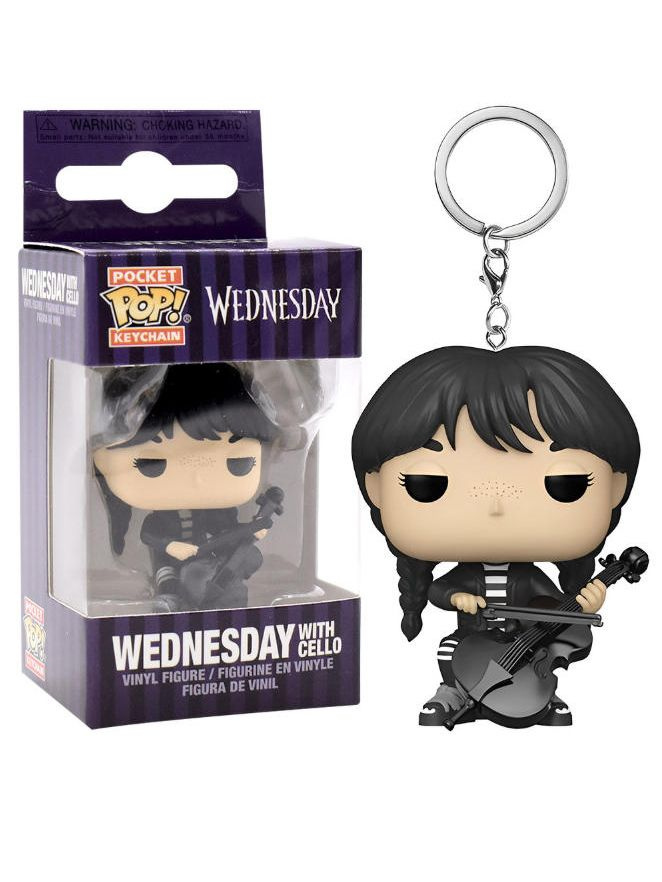 Брелок Funko POP Pocket: Wednesday Wednesday Addams купить на OZON по ...