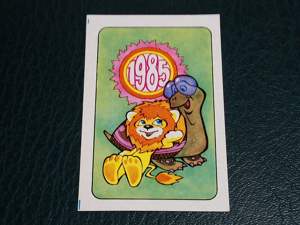 Карманный календарик. СССР. Винтаж. 1985 г. Мультфильмы. Львёнок и Черепаха. купить на OZON по ...