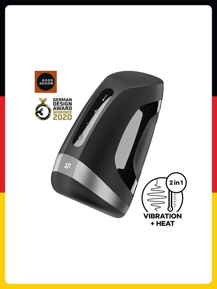 Мастурбатор Satisfyer Men Heat Vibration warming, black/silver купить ...