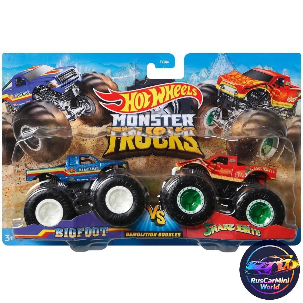 Машинка Mattel Hot Wheels Монстр Трак Мультяшный автомобиль FYJ64 ...