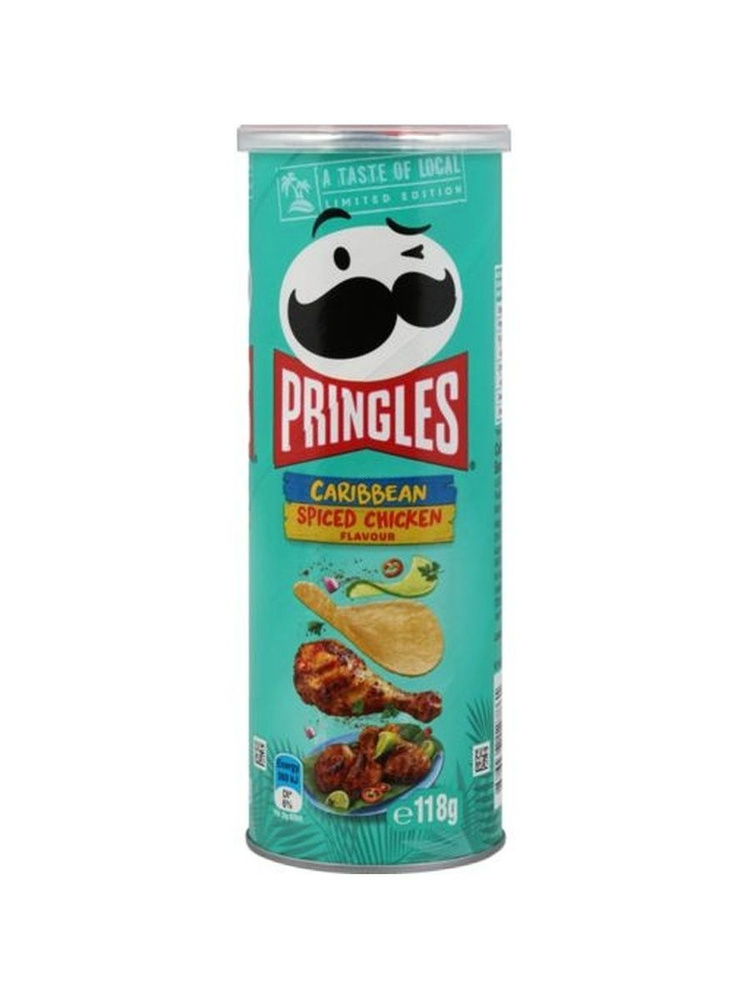 Чипсы Pringles карибская пряная курица Caribbean spiced chicken 100 г ...