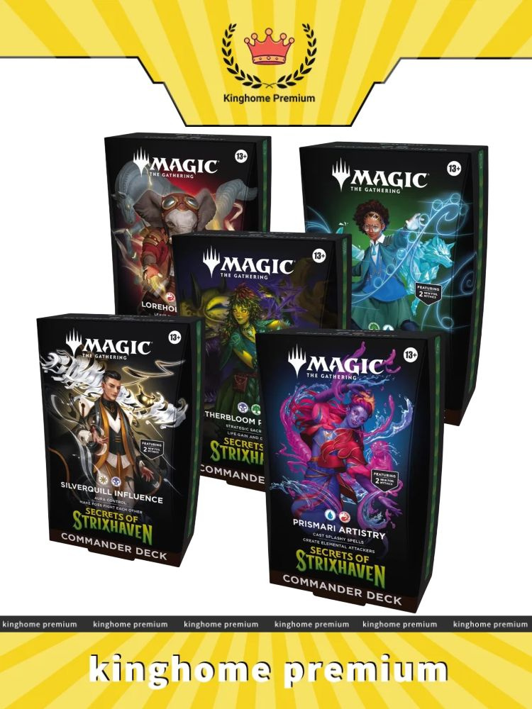 Magic: The Gathering Secrets of Strixhaven Commander Deck Bundle ...