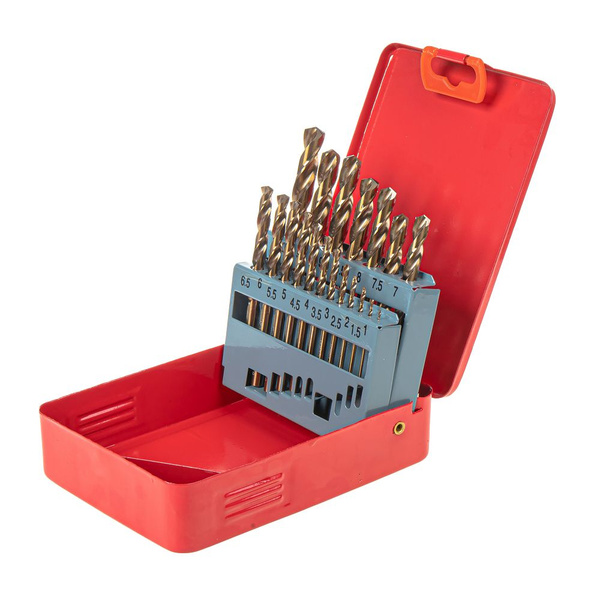 Набор сверл по металлу 19 шт. Cobalt 5% d 1-10 мм ARNEZI R5203119 купить на OZON по низкой цене ...