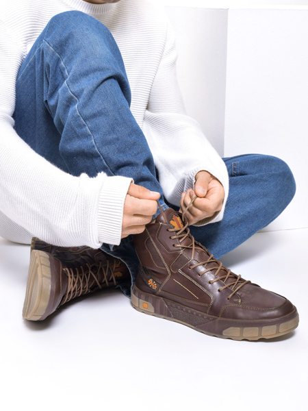 Ботинки Мужской BELWEST шоколадный, размер 43 Зима H Беларусь купить c доставкой на OZON по ...