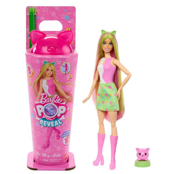 Barbie Pop Reveal Shake Series JCN88 Розовый кот- JCN85 купить на OZON ...