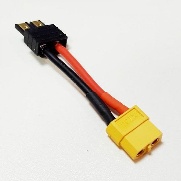 Переходник XT60 (мама) - Traxxas (папа), 5 см провода для RC моделей купить на OZON по низкой ...