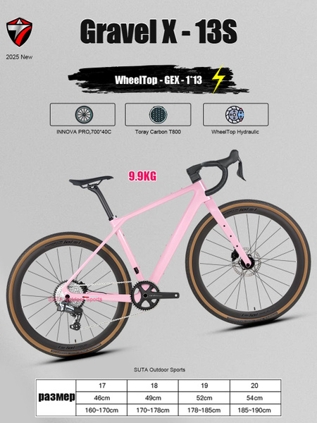 TWITTER BIKE Велосипед Гравийный, Gravel X WheelTop GEX-13 купить на OZON по низкой цене ...