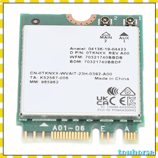 Настольнaя картa WiFi 6 1650X AX200, Bluetooth 5.2, для ...