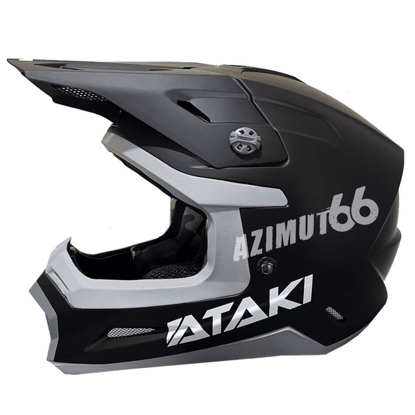 Детский кроссовый шлем ATAKI SC-18 SOLID черный матовый купить на OZON ...