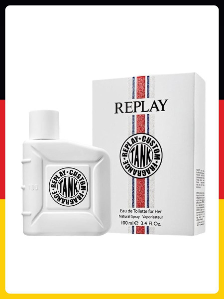 Replay Туалетная вода Tank Custom for Women Eau De Toilette 100 мл ...