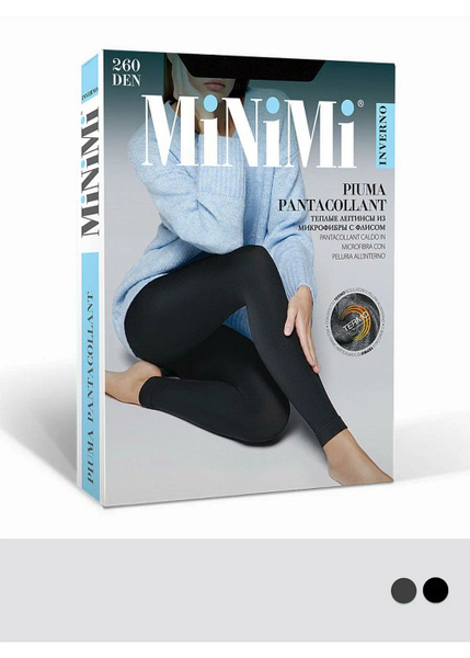 Колготки Женский Minimi, размер 4 черный Полиамид, Эластан 260 ден Китай Зима Однотонный купить ...