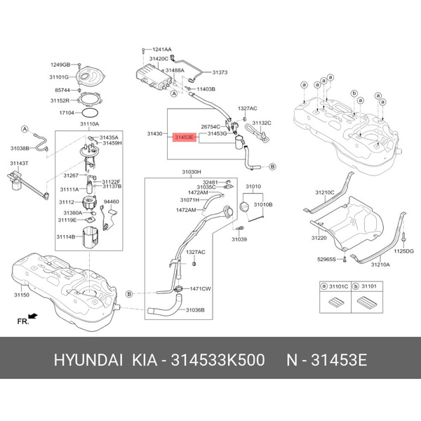 Клапан вентиляции HYUNDAI-KIA-MOBIS 31453-3K500 купить на OZON по ...