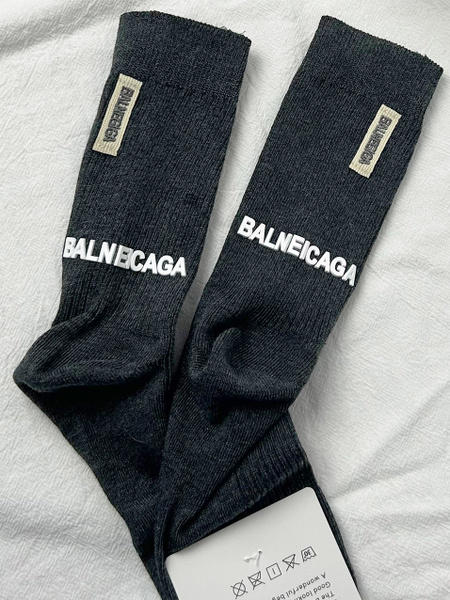 Носки Женский Мужской Miu Miu размер универсальный Стрейч коттон Бег На любой сезон темно