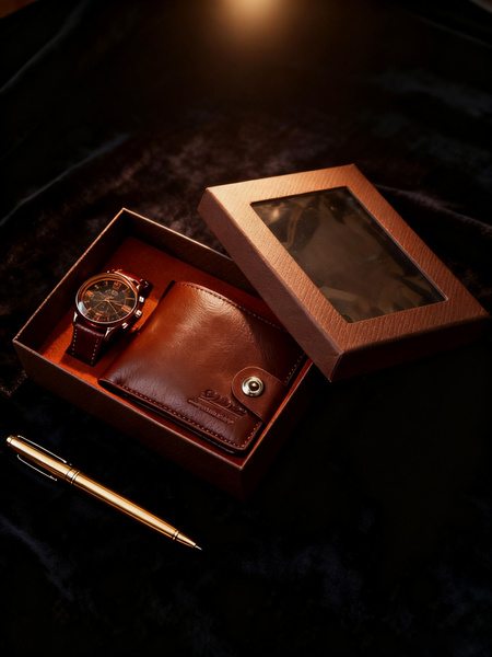 Набор из трех предметов для мужчин в стильной упаковке практичный ...