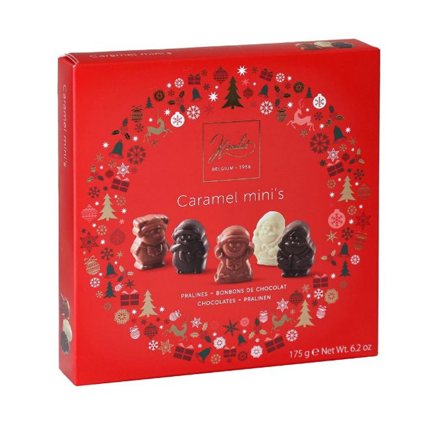 Набор конфет Hamlet Winter Caramel mini's шоколадных в подарочной ...