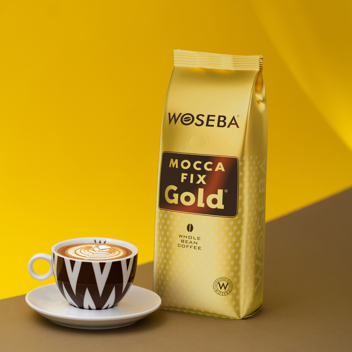 Кофе в зернах Woseba Mocca Fix Gold 1 кг купить на OZON по низкой цене ...