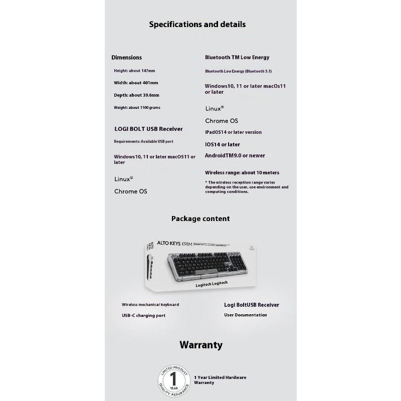 Logitech ALTO KEYS K98M купить по низкой цене: отзывы, фото ...