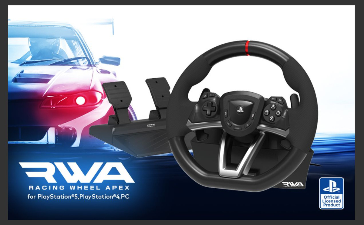 Руль игровой Hori черный PS5/PS4/PC SPF-004 Racing Wheel Apex купить на ...