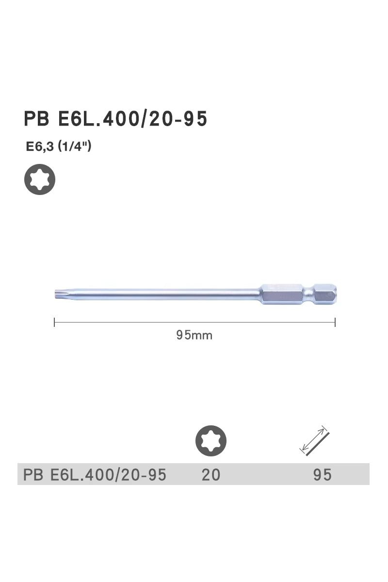 PB SWISS TOOL, магнитная точная сверлильная насадка, звезда, тип Torx ...