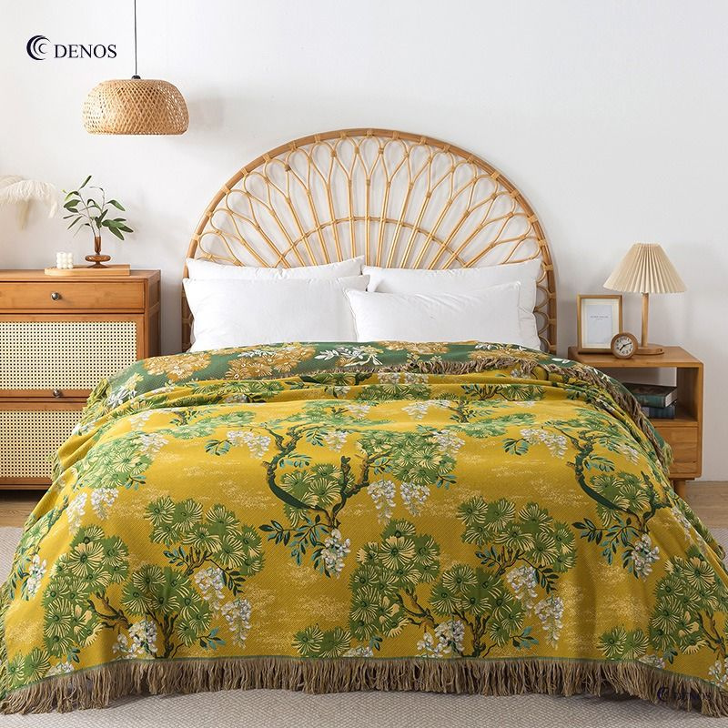 Плед , Хлопок, 200 см х 230 см купить на OZON по низкой цене (2397734164)