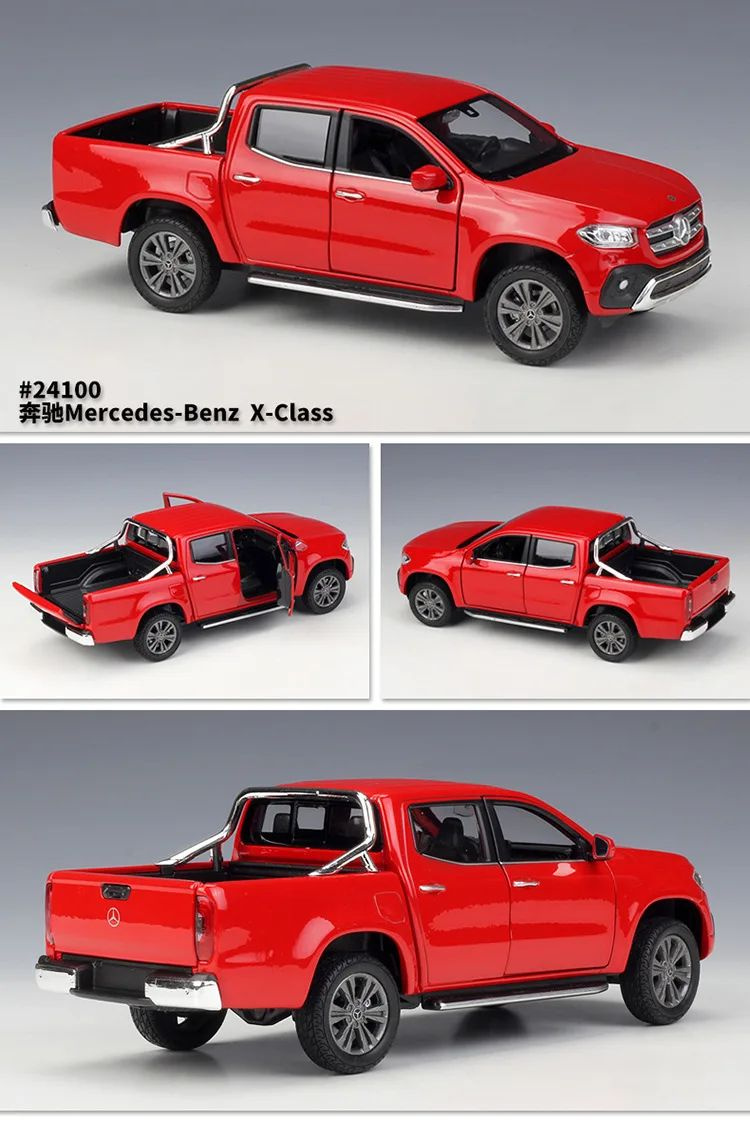 1:27 Mercedes Benz X-Class Car Classic Pickup Truck Model Toy Car ...