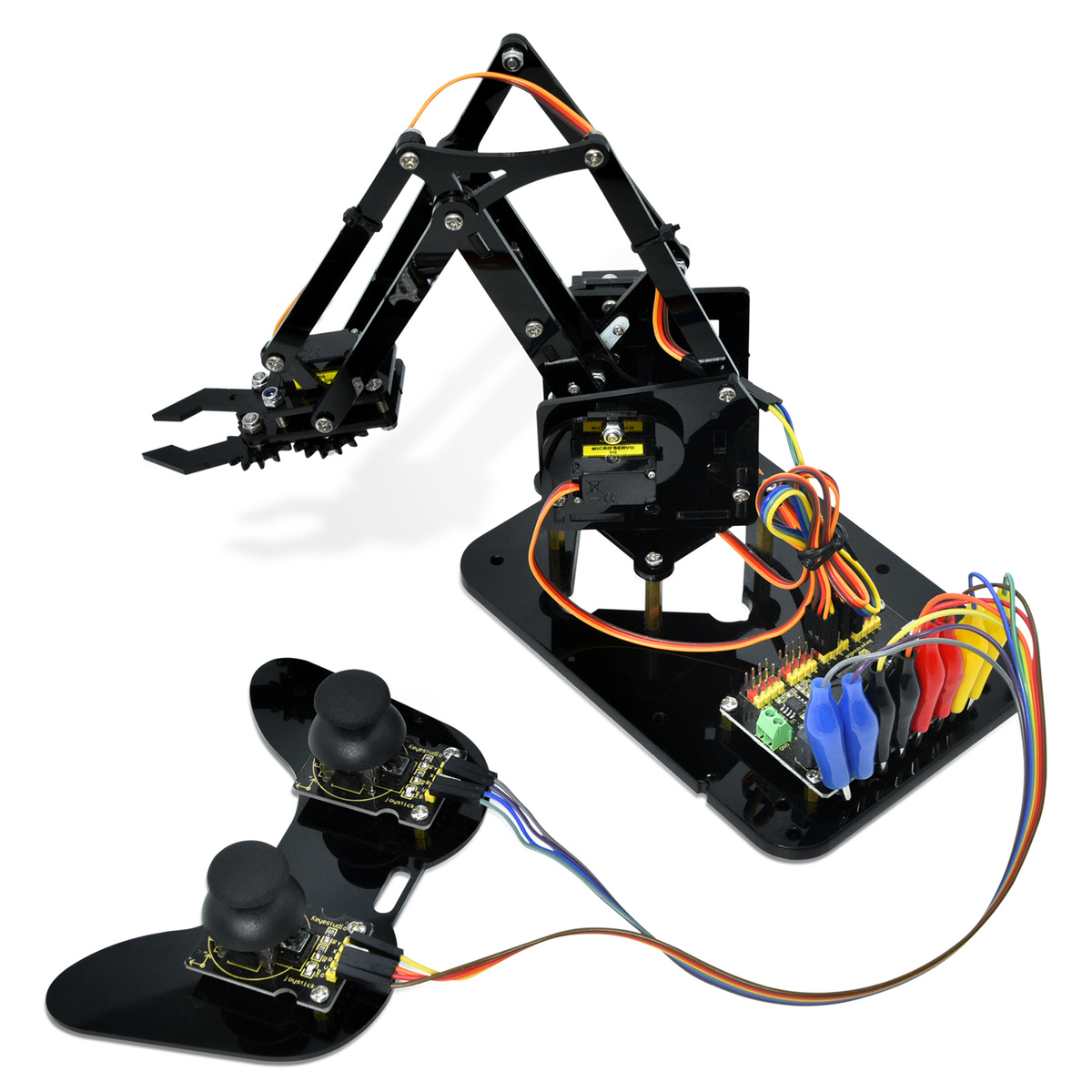 Keyestudio Стартовый комплект 4DOF Micro:bit Robot Arm для MicroBit ...