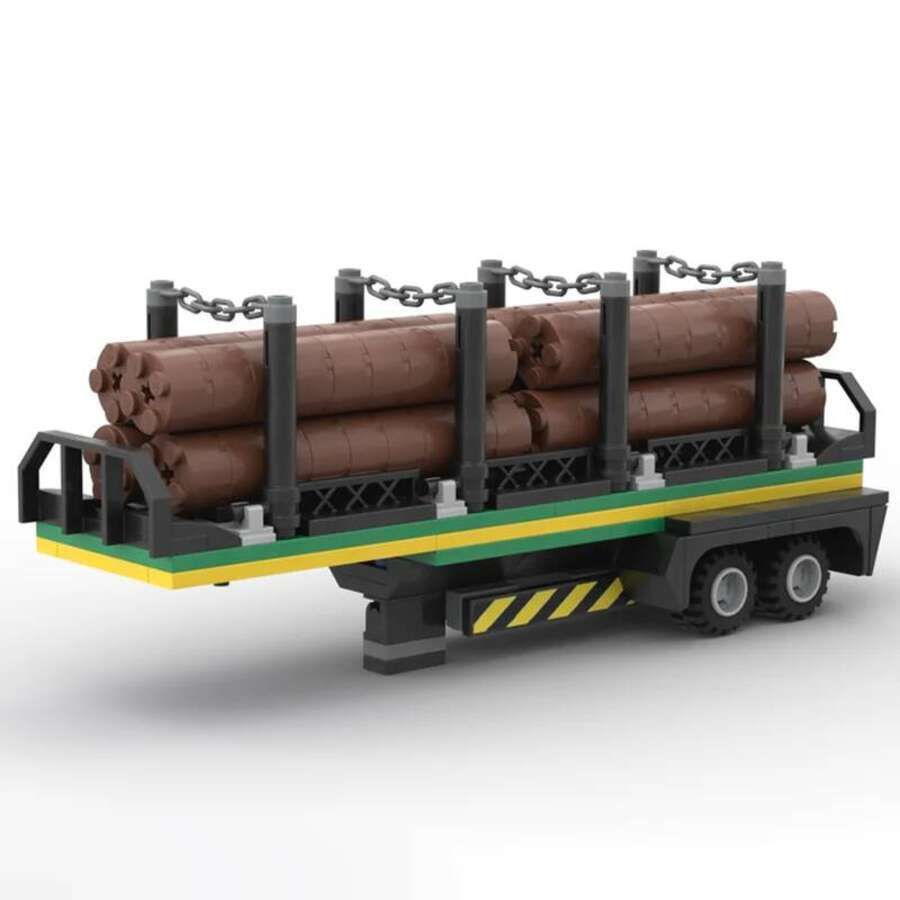 Конструктор Virgin Forest Cabover Truck & Logging Trailer 378 деталей ...