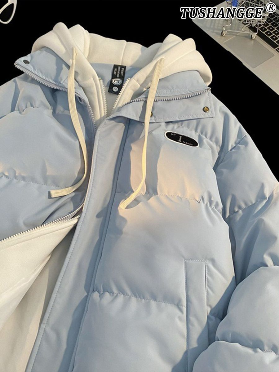 Куртка Женский TUSHANGGE Карманы черный без воротника Политекс, размер 54 Длинный авиатор ...