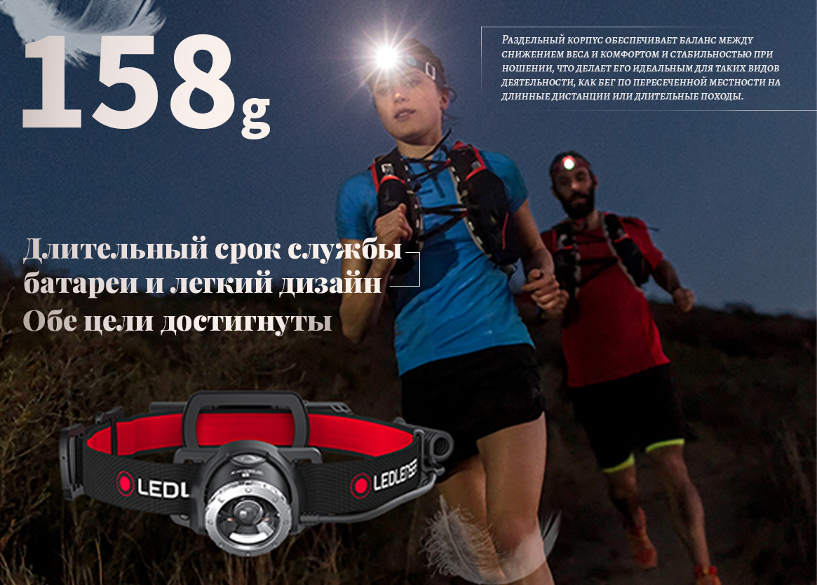 LED Lenser Налобный фонарь купить на OZON по низкой цене (3295338714)