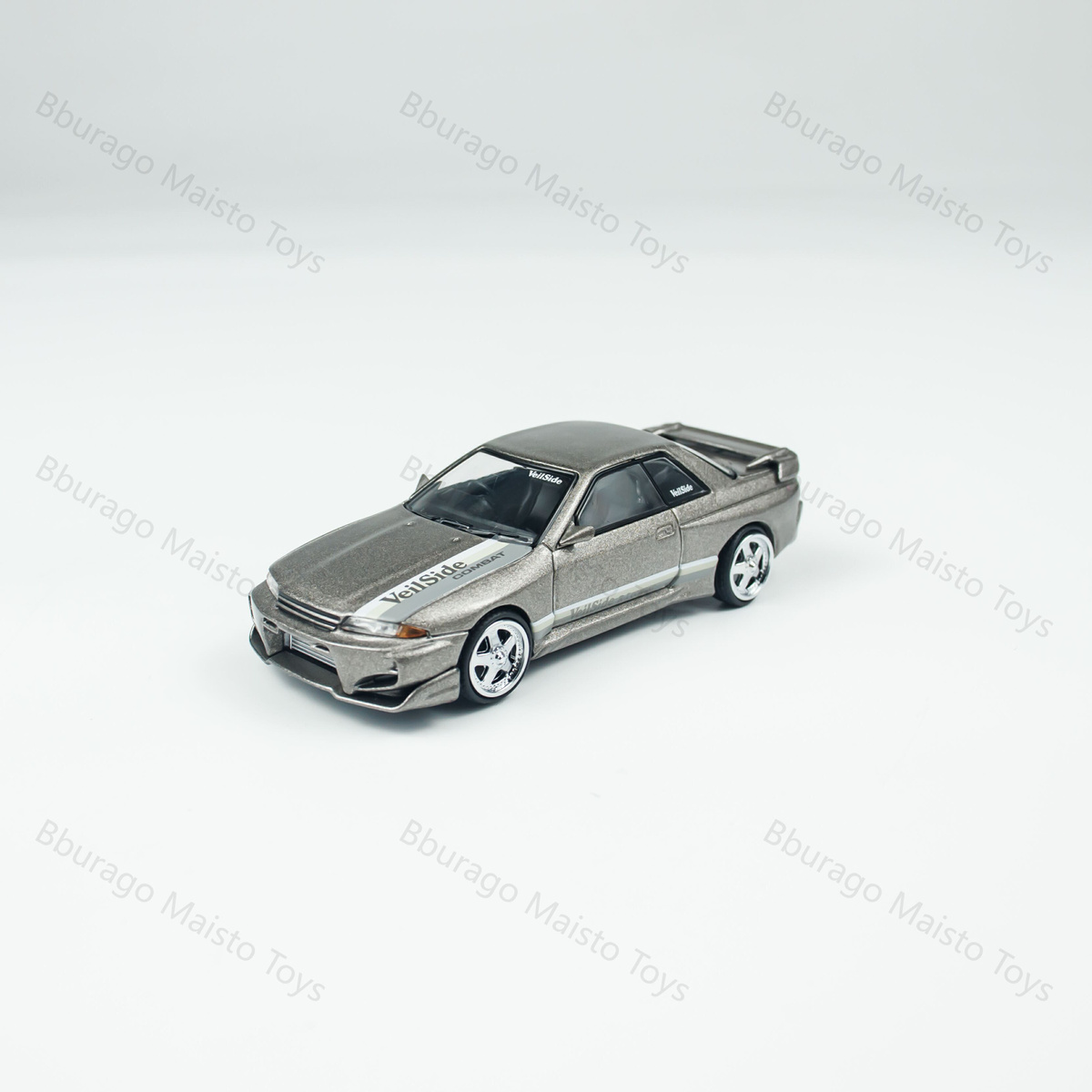MINIGT 1:64 Nissan Skyline GT-R (R32) Veilside Combat C-I Veilside Combat Grey отлитая под ...