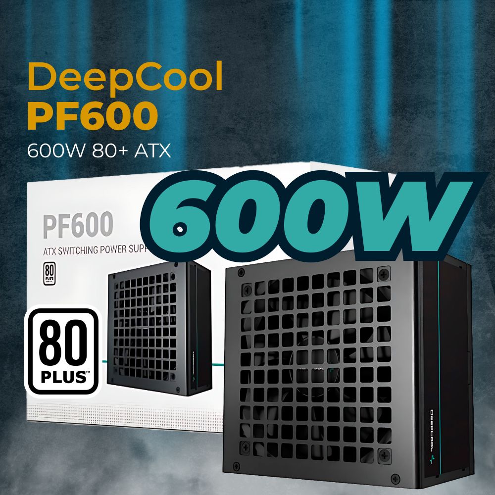 Блок питания для ПК Deepcool PF600 80+ купить на OZON по низкой цене ...