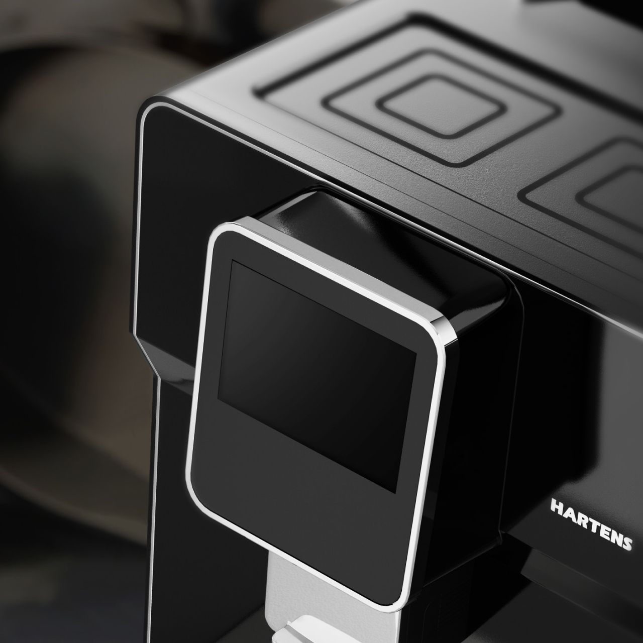 Автоматическая кофемашина Hartens HCM-FA030B, черный купить по выгодной цене в интернет-магазине ...