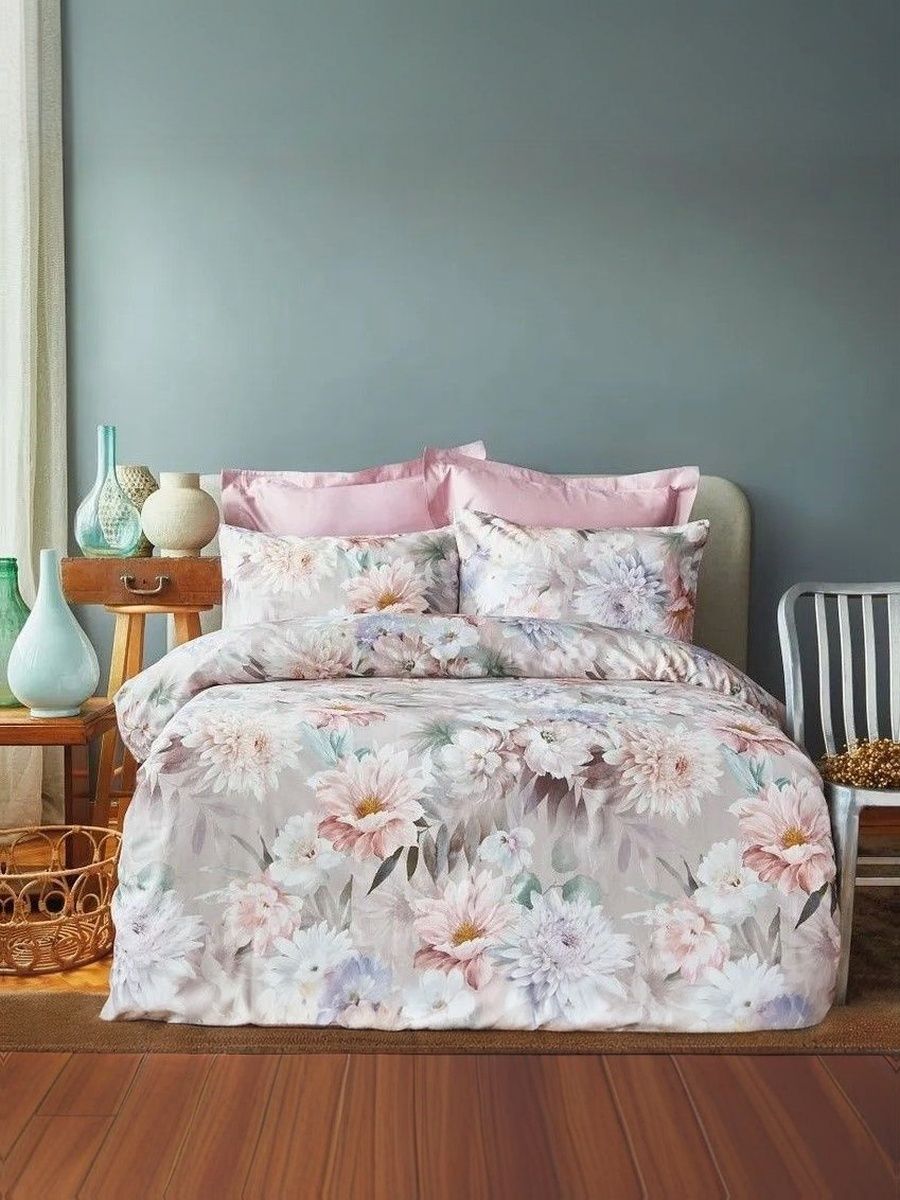 Комплект постельного белья Issimo Home ЕвроCotton Satin евро ...