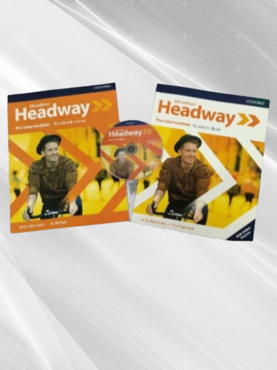 Headway Pre Intermediate 5th edition (Полный комплект: Student's Вoоk + Workbook with key + CD ...
