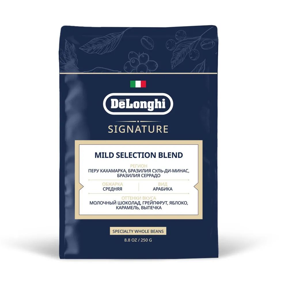 Кофе в зернах DeLonghi Mild Selection Blend 250г купить на OZON по ...