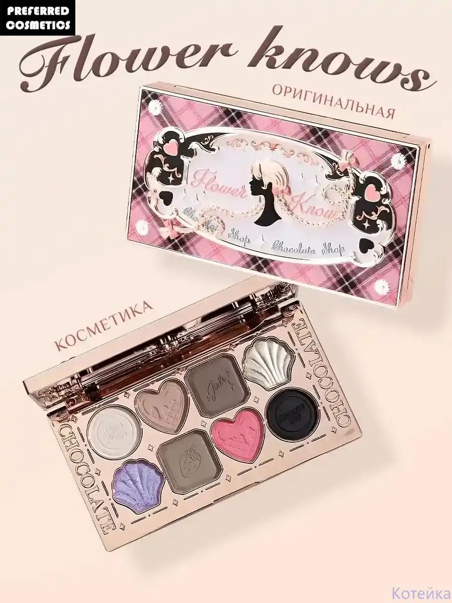 Flower Knows Original Палетка теней Chocolate Series купить на OZON по ...
